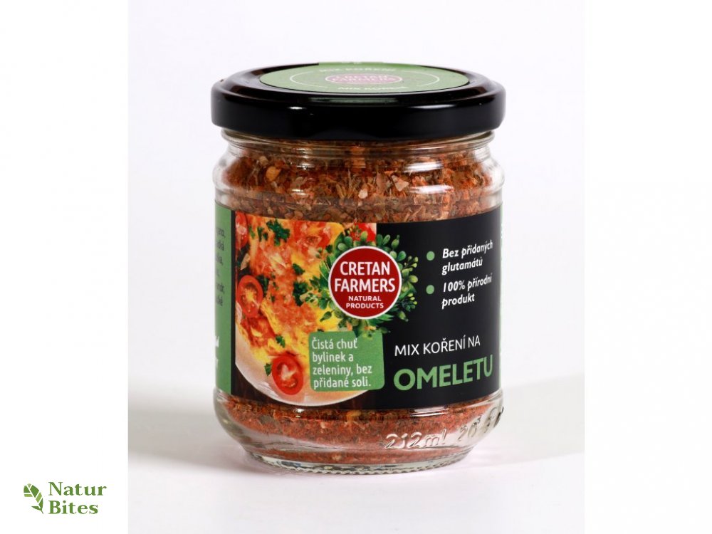 CRETAN FARMERS Mix koření na Omeletu 75 g | NaturBites.cz