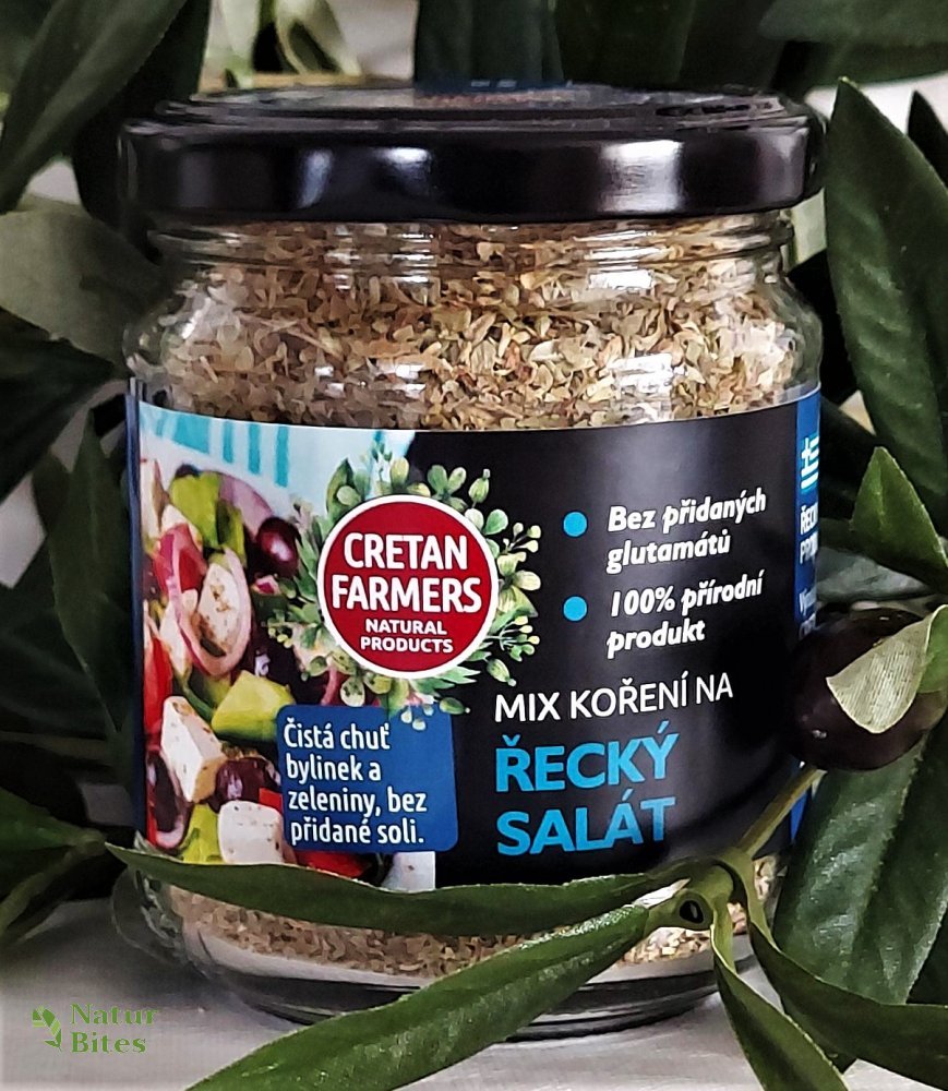 CRETAN FARMERS Mix koření na Řecký salát 40 g | NaturBites.cz