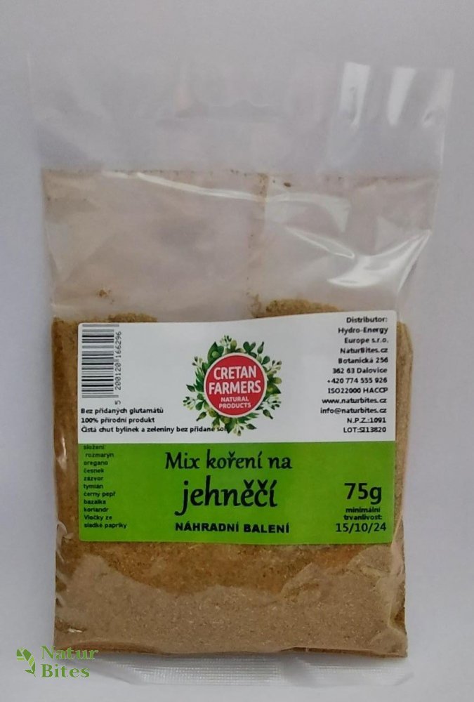 CRETAN FARMERS Mix koření na Jehněčí eko balení 75 g | NaturBites.cz